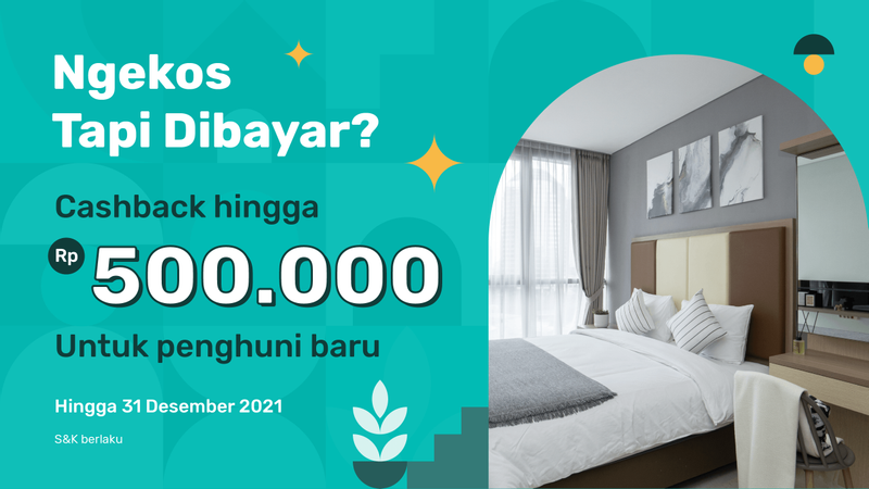 Ekstra Diskon! Promo Kost Desember 2021 hingga Rp2,5 Juta dari Rukita