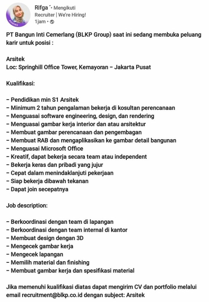 8 Info Loker Lowongan Kerja Jakarta, Bekasi, dan Karawang Terbaru 2022