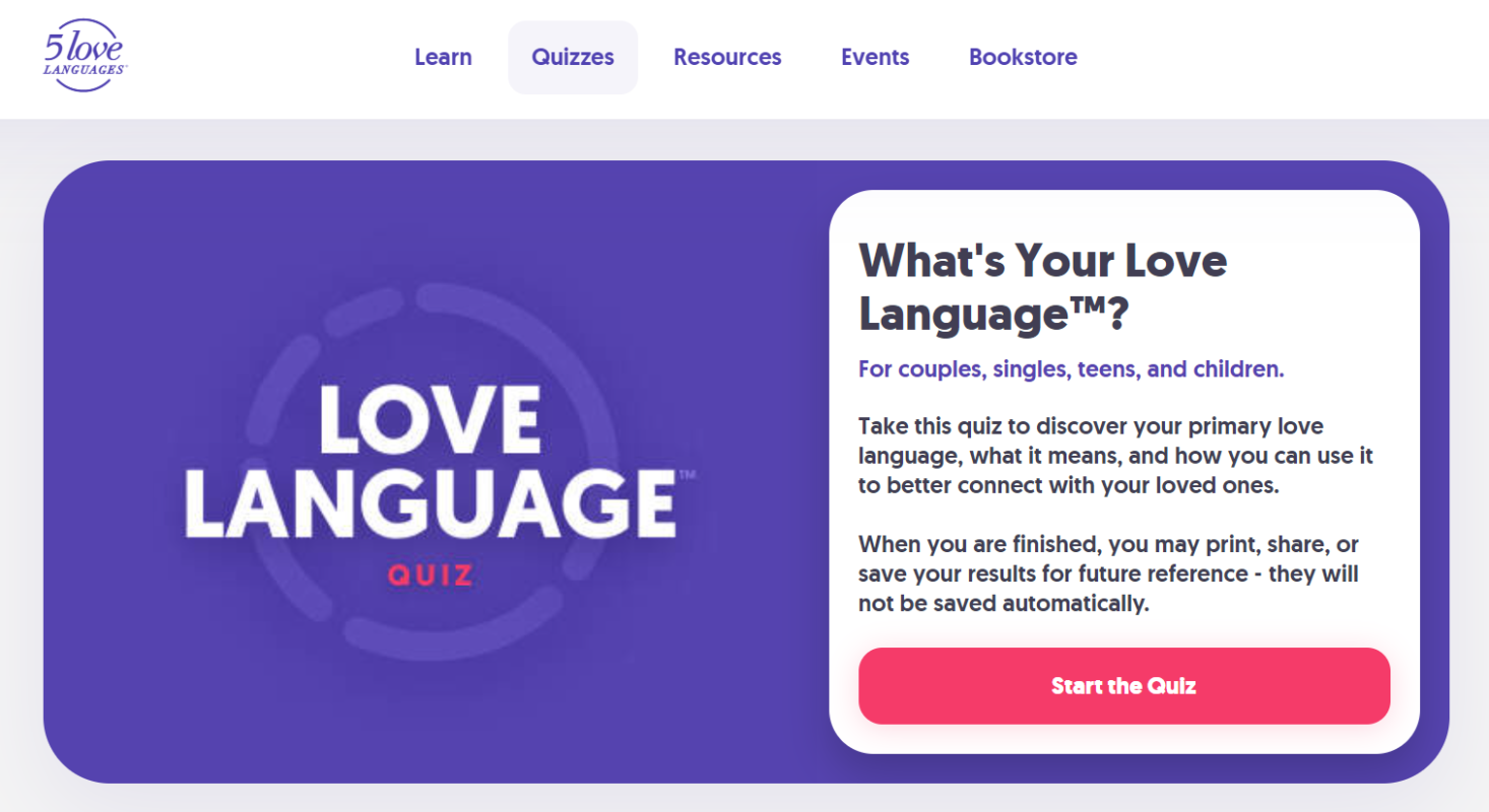 4 Website Love Language Test Gratis yang Bisa Kamu Coba dengan Doi!