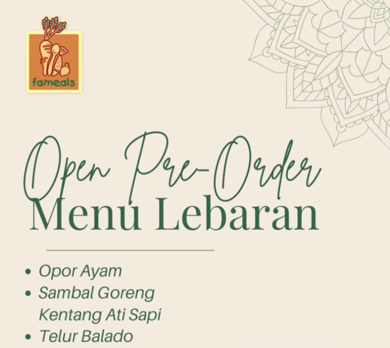 10 Catering Lebaran di Bandung yang Terima Pesanan Menu Idul Fitri