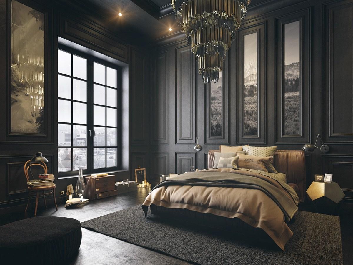 10 Desain Kamar Aesthetic Gelap | Nuansa Lebih Nyaman!