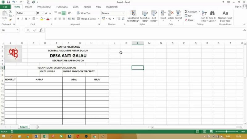 Mudah! Ini Cara Membuat Kop Surat di Excel Buat Para Pemula