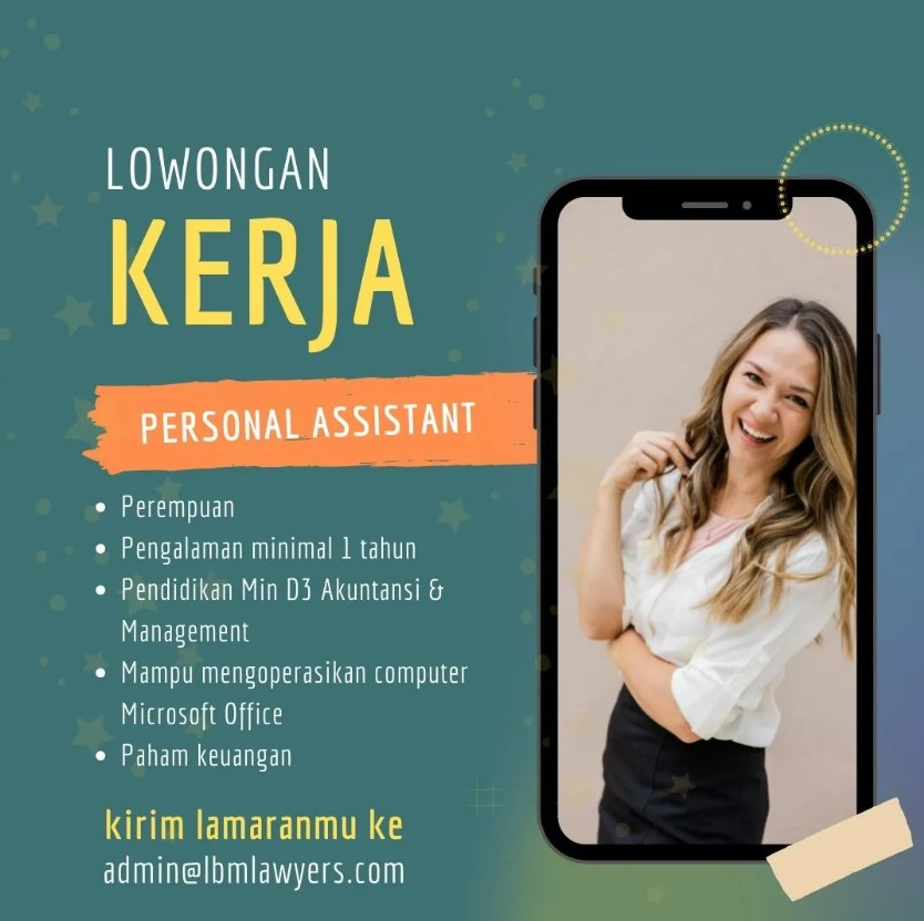 5 Lowongan Kerja Personal Assistant Terbaru 2022