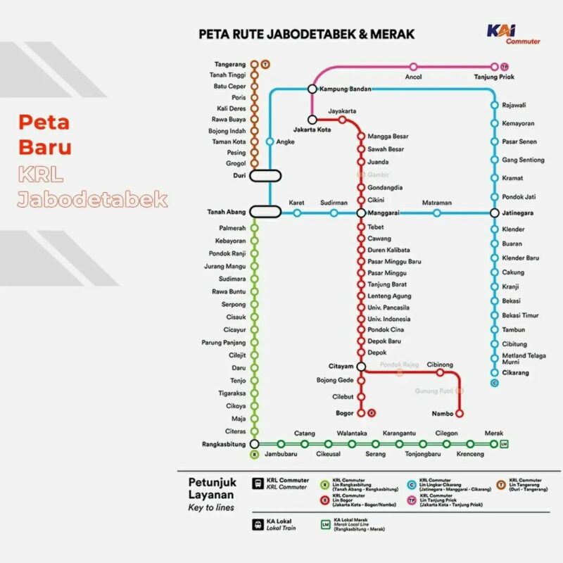 Rute KRL Jabodetabek 2022 Terbaru dan Rute Alternatif, Wajib Tahu!