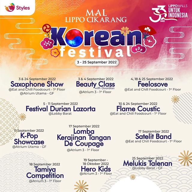 Event Akhir September 2022, dari Festival Musik hingga Kuliner Seru!